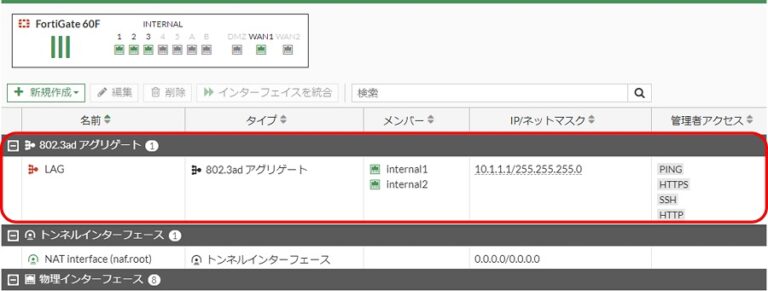 FortiGate リンクアグリゲーションによるリンク冗長化設定ガイド | 陰の構築者になりたくて