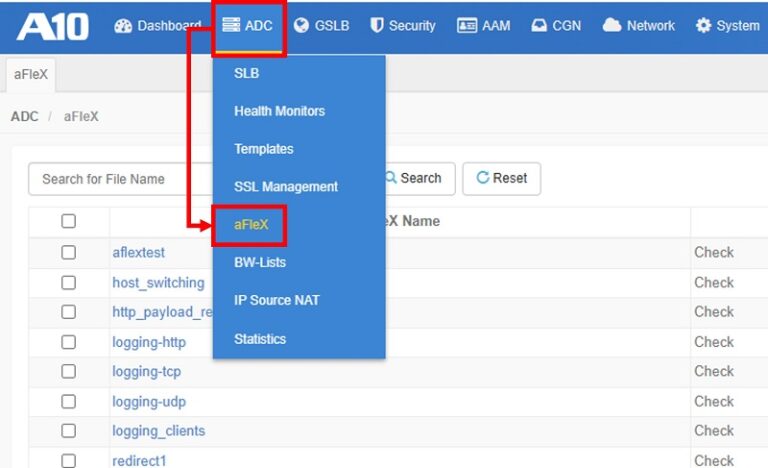 A10 Thunder aFleX で仮想サーバのアクセスログを生成しローカルメモリや Syslog サーバに出力する方法 | 陰の構築者になりたくて
